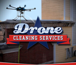 Drone Cleaning Aerial Building Pressure Washing Cincinnati Tri-State Area